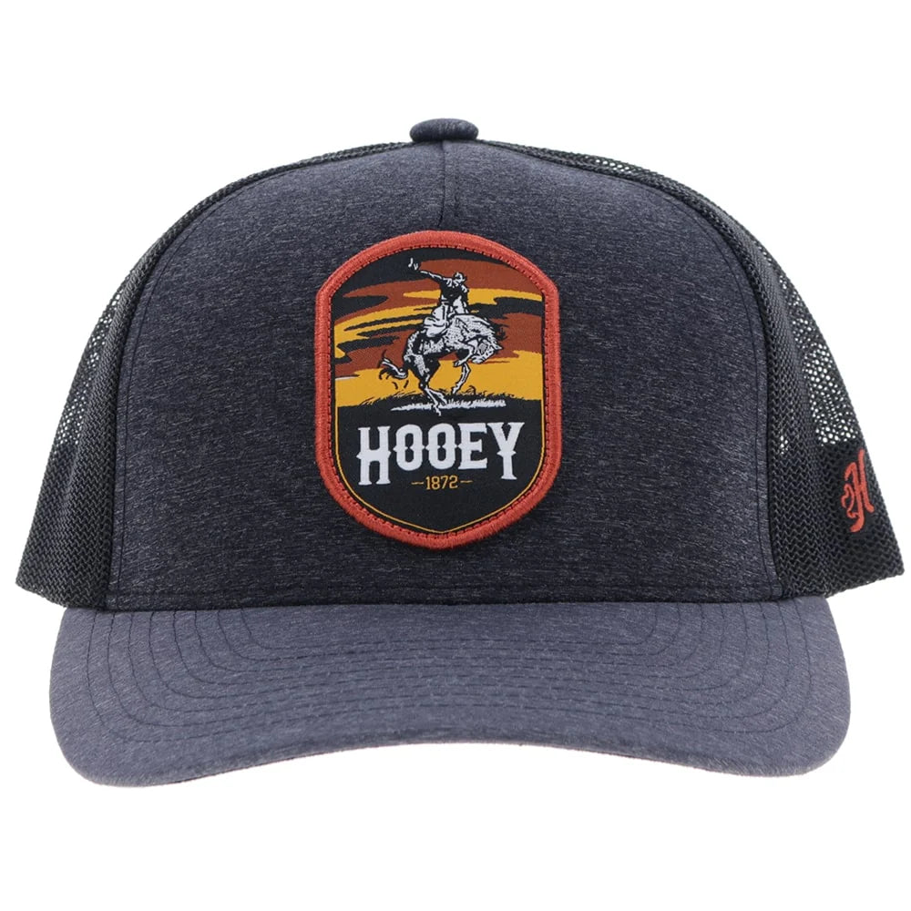 Charcoal & Black 'Cheyenne' Cap by Hooey® – Stone Creek Western Shop