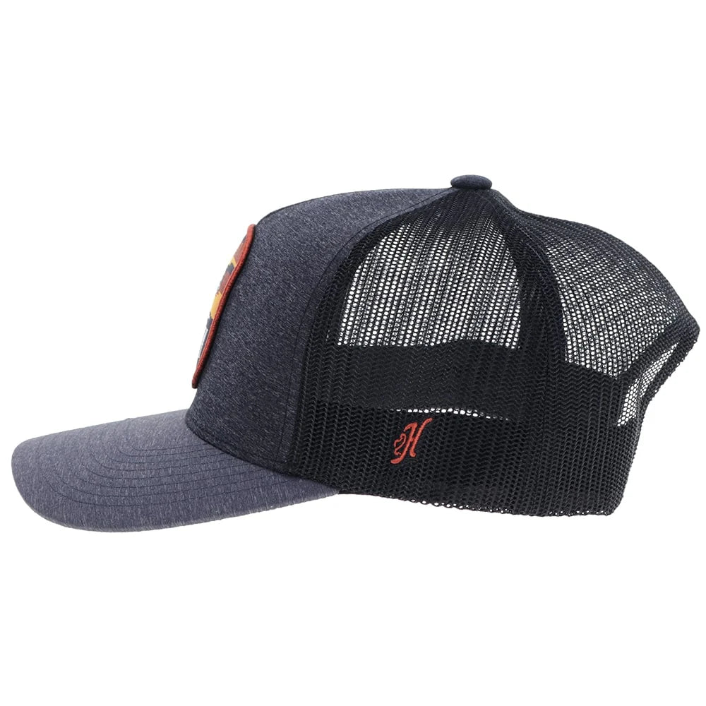 Charcoal & Black 'Cheyenne' Cap by Hooey® – Stone Creek Western Shop