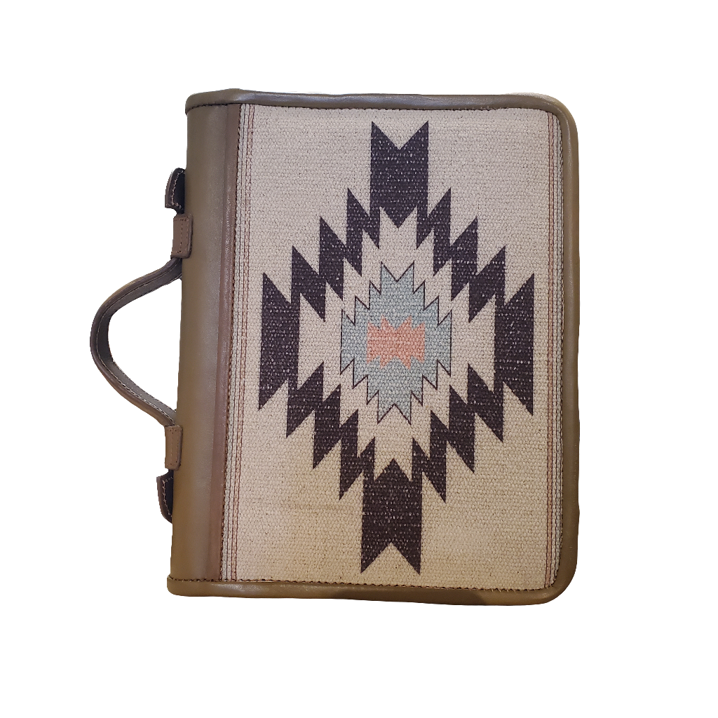 Tan Aztec Saddle Blanket Cowboy Bible Cover by Nocona® – Stone Creek ...