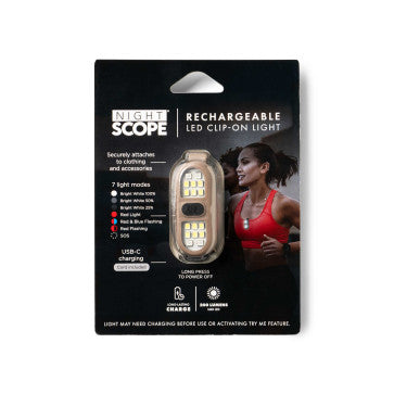 Night Scope® Rechargeable LED Clip-On Light – Stone Creek Western Shop